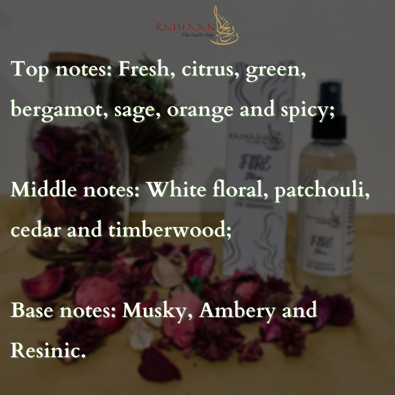 Fire Perfume – Raihaan Oudh Canada